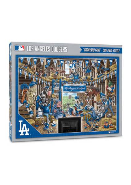 Souvenirs MLB Los Angeles Dodgers Barnyard Fans Puzzle - 500 Piece