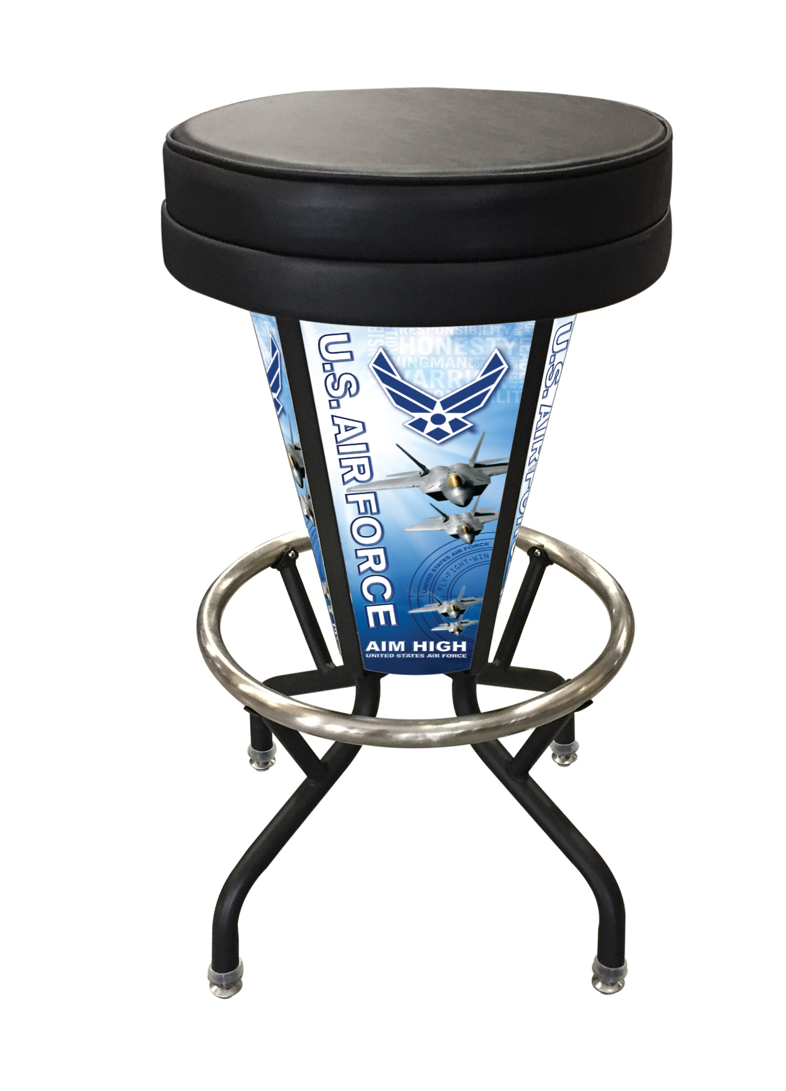 John Hancock United States Air Force Lighted Bar Stool