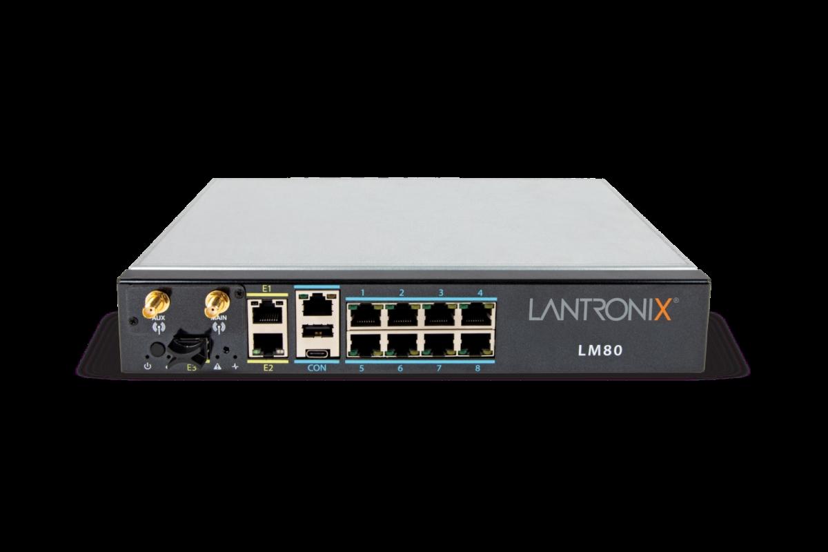 Lantronix 80-8S-NNN-NAA 8 Serial & 3 Ethernet Ports LM80 Local Manager Network Switch with LMS