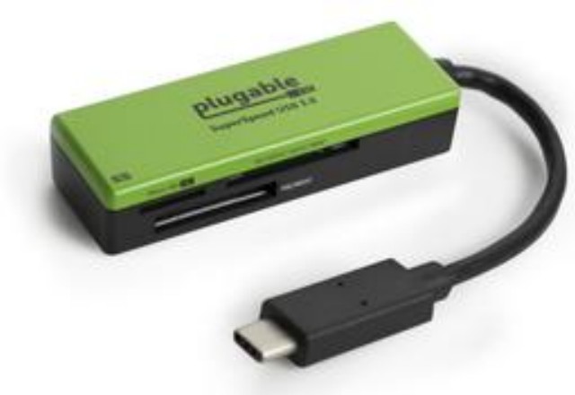 Plugable Technologies USB Type-C Flash Memory Card Reader