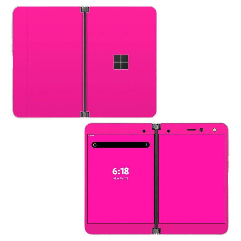 Decal Girl MDUO-SS-MALIBU Microsoft Surface Duo Skin - Solid State Malibu Pink