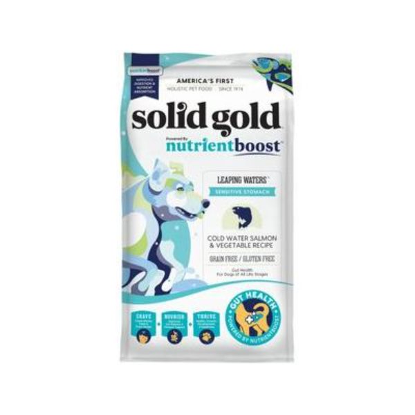 Solid Gold Pet 100484 3.75 lbs Nutrient Boost Leaping Waters Sensitive Stomach Grain-Free Cold ...