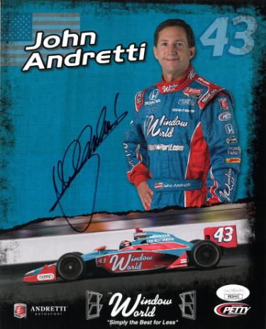 Athlon Sports John Andretti signed Indy Car Racing 8x10 Photo- JSA # ...