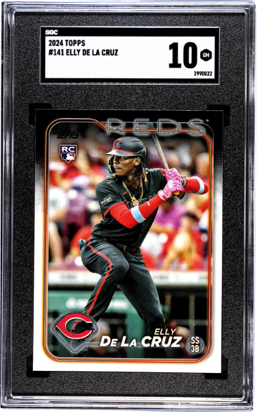 Athlon Sports Elly De La Cruz 2024 Topps Rookie Card (RC) #141- SGC ...