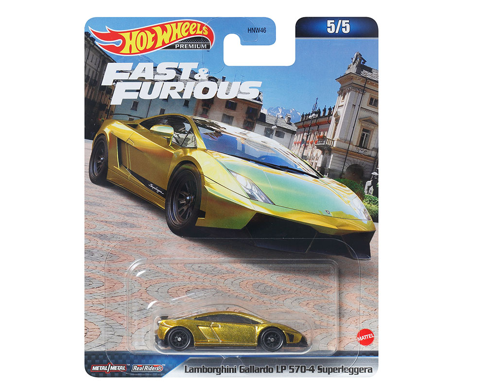 Hot Wheels Lamborghini Gallardo LP 570-4 Superleggera Gold Metallic ...