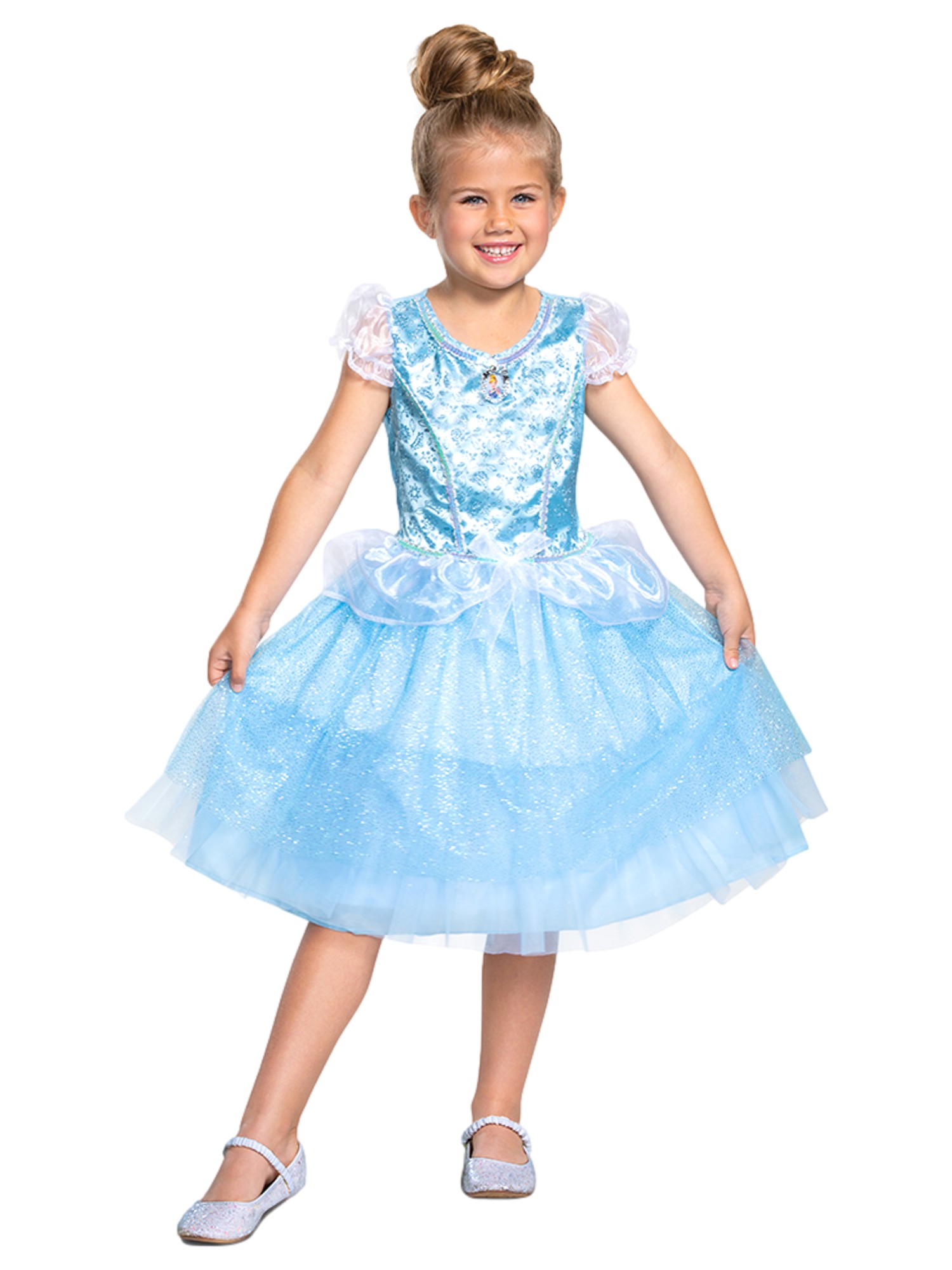 Disney Princess Girls Cinderella Halloween Costume Dress Small (4-6)