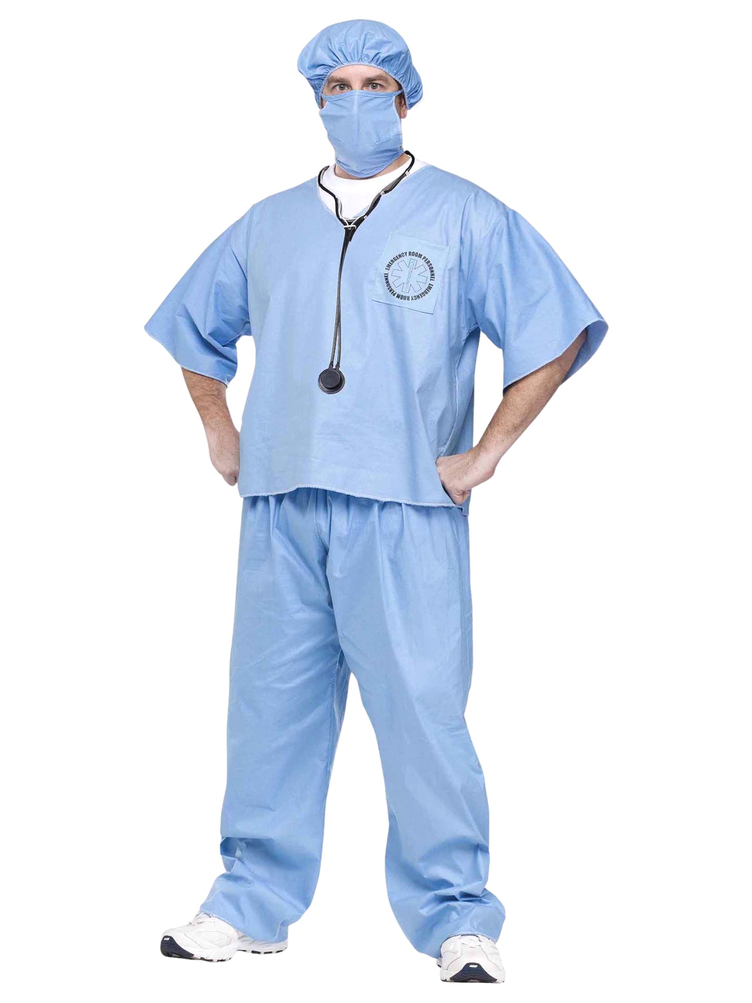 Fun World Costumes Fun World Mens Doctor Scrubs Halloween Costume 2XL