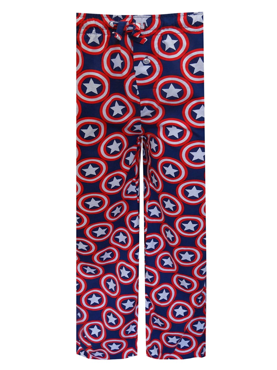 Mad Engine Marvel Mens Captain America Shield Knit Lounge Sleep Pants ...