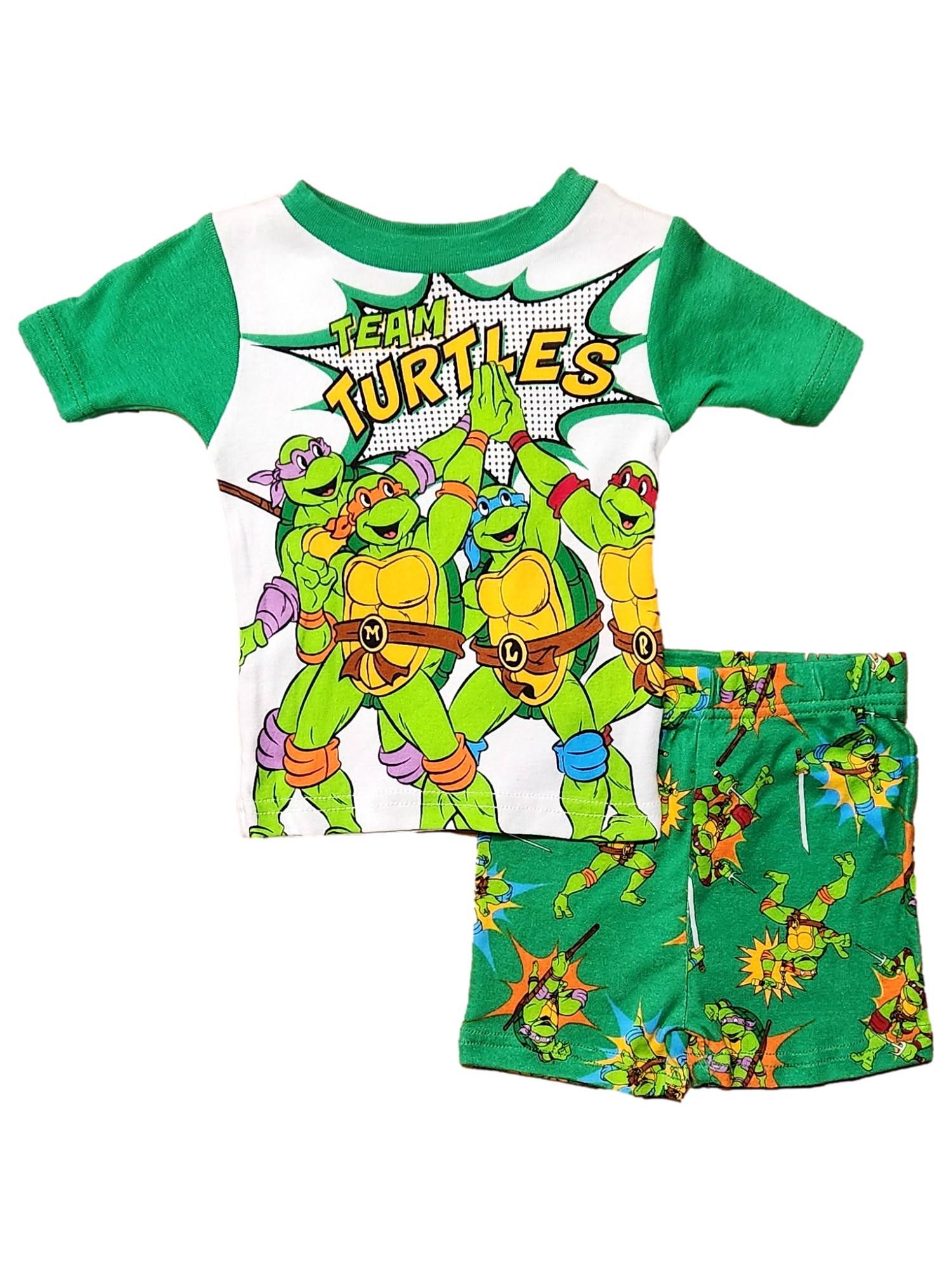 Nickelodeon Teenage Mutant Ninja Turtles Toddler Boys Green Cowabunga 2 ...