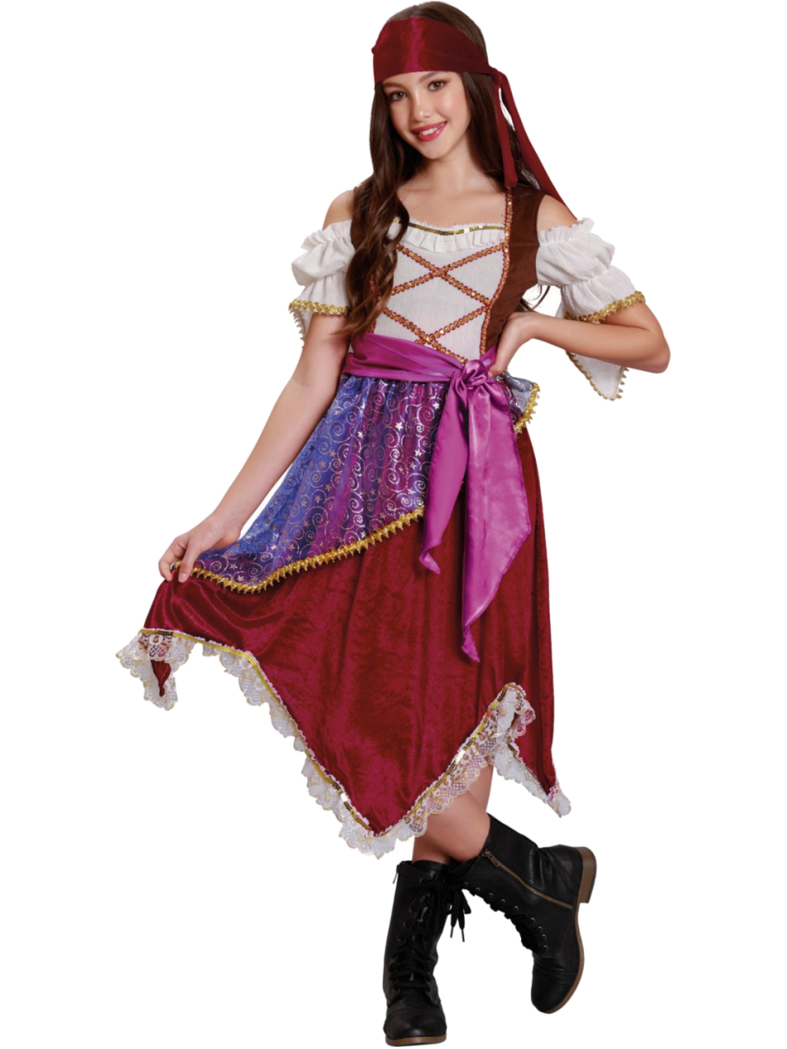 Fun World Costumes Girls Crystal Ball Cutie Costume Glitter Star Gypsy ...