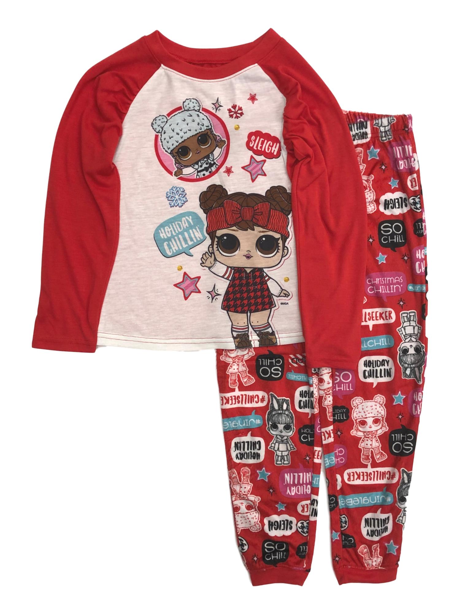 L.O.L. Surprise! LOL Surprise Girls Red Holiday Chillin Pajamas ...