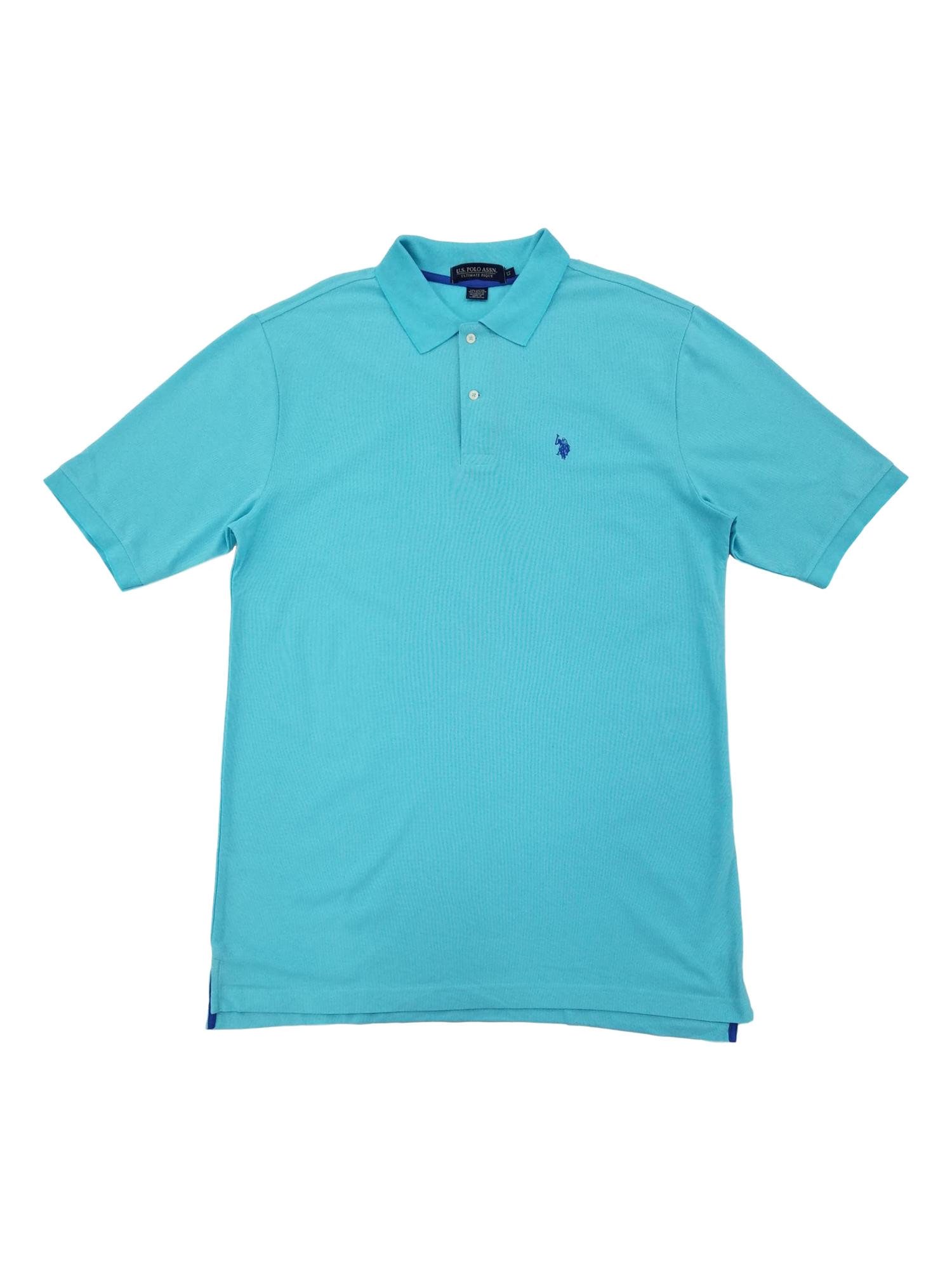 U.S. Polo Assn. Mens Big & Tall Light Blue Polo T-Shirt LT