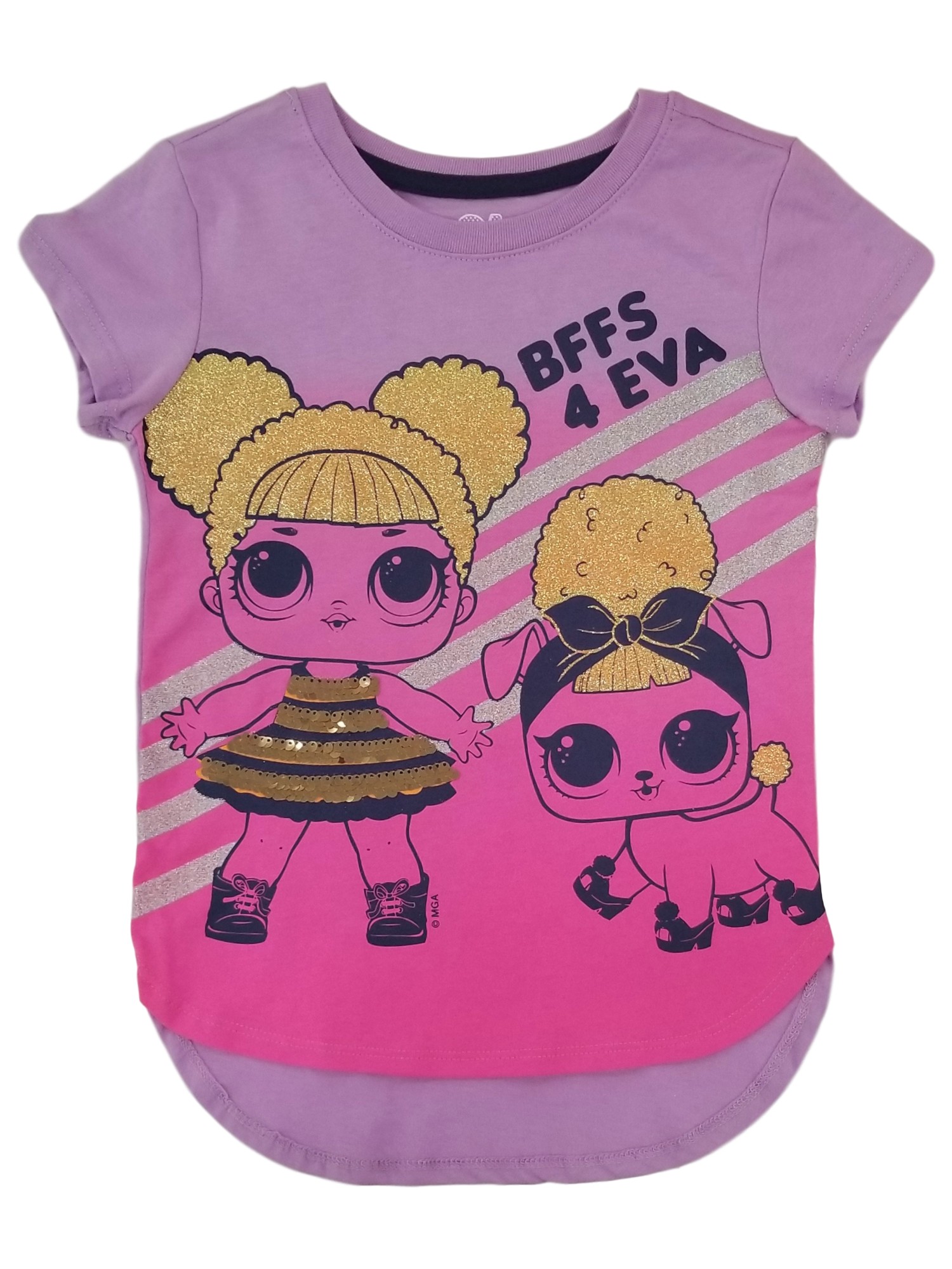 L.O.L. Surprise! LOL Surprise Girls Purple BFFS 4 EVA Sparkle Short ...