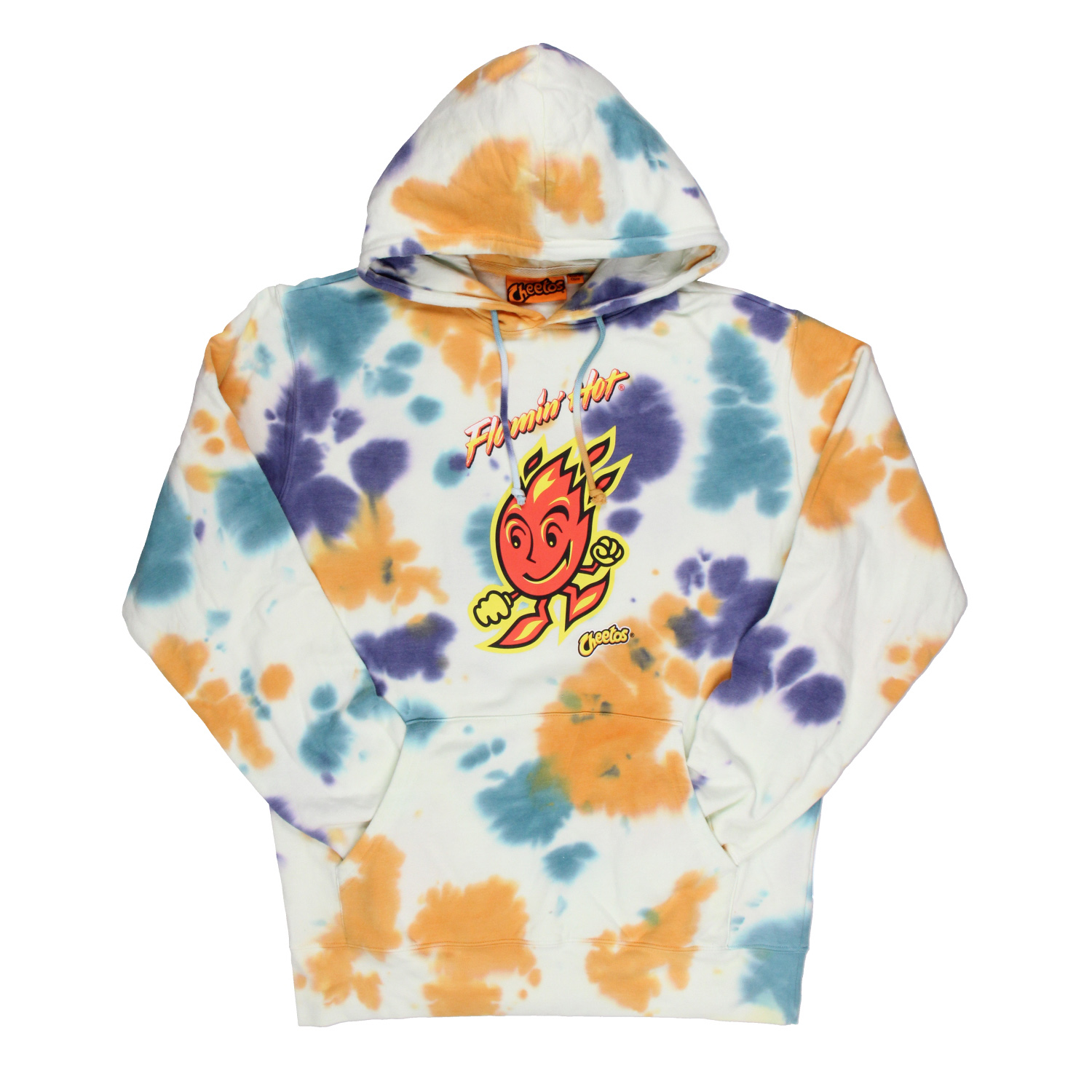 Mad Engine Cheetos Mens' Flamin' Hot Cheetos Sparky Tie Dye Graphic Hoodie