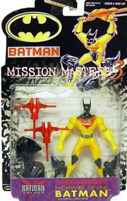 DC Comics Batman Mission Masters 3 Highwire Zipline Batman Figure