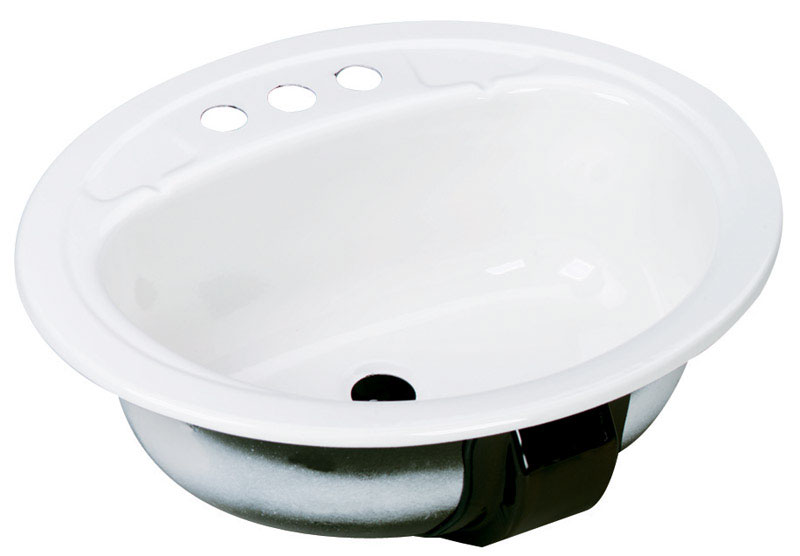 BOOTZ PLUMBINGWARE CO SINK LAV WH20.25X17-7/16