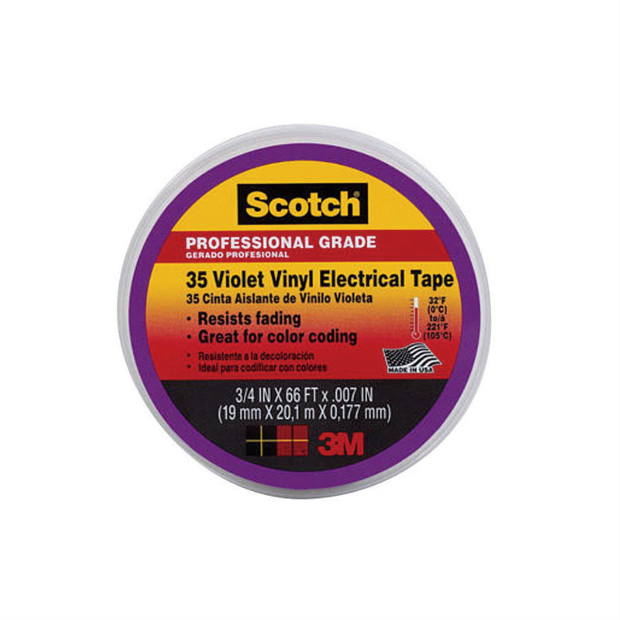 3M TAPE ELEC #35 3/4X66 VLT (Pack of 5)