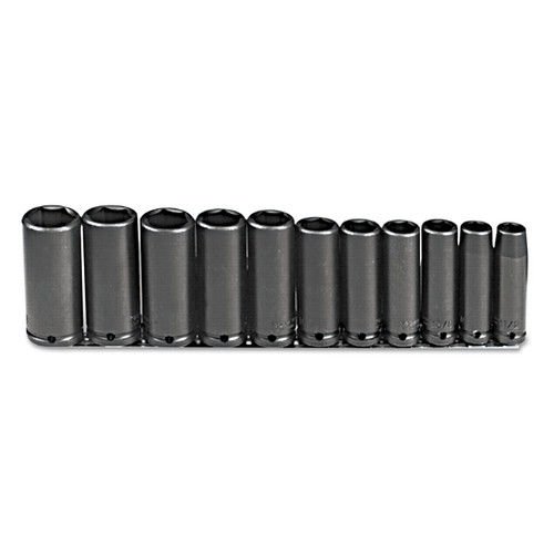 proto Impact Socket Set,1/2 In Dr,11 pc