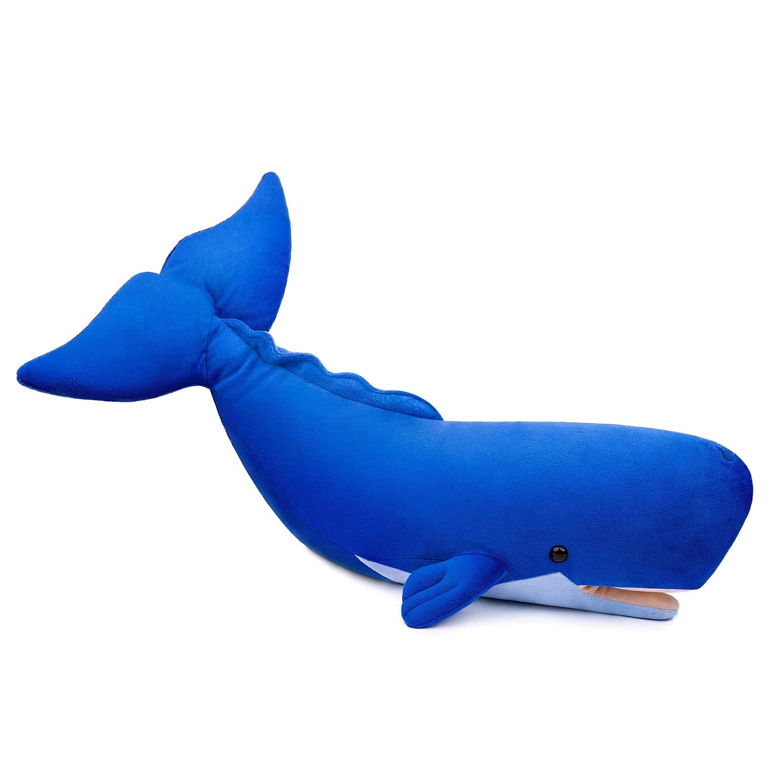 Tiny Heart Simulation goblin Shark Soft Stuffed Plush Toy 27 Long (Sperm Whale Blue)A