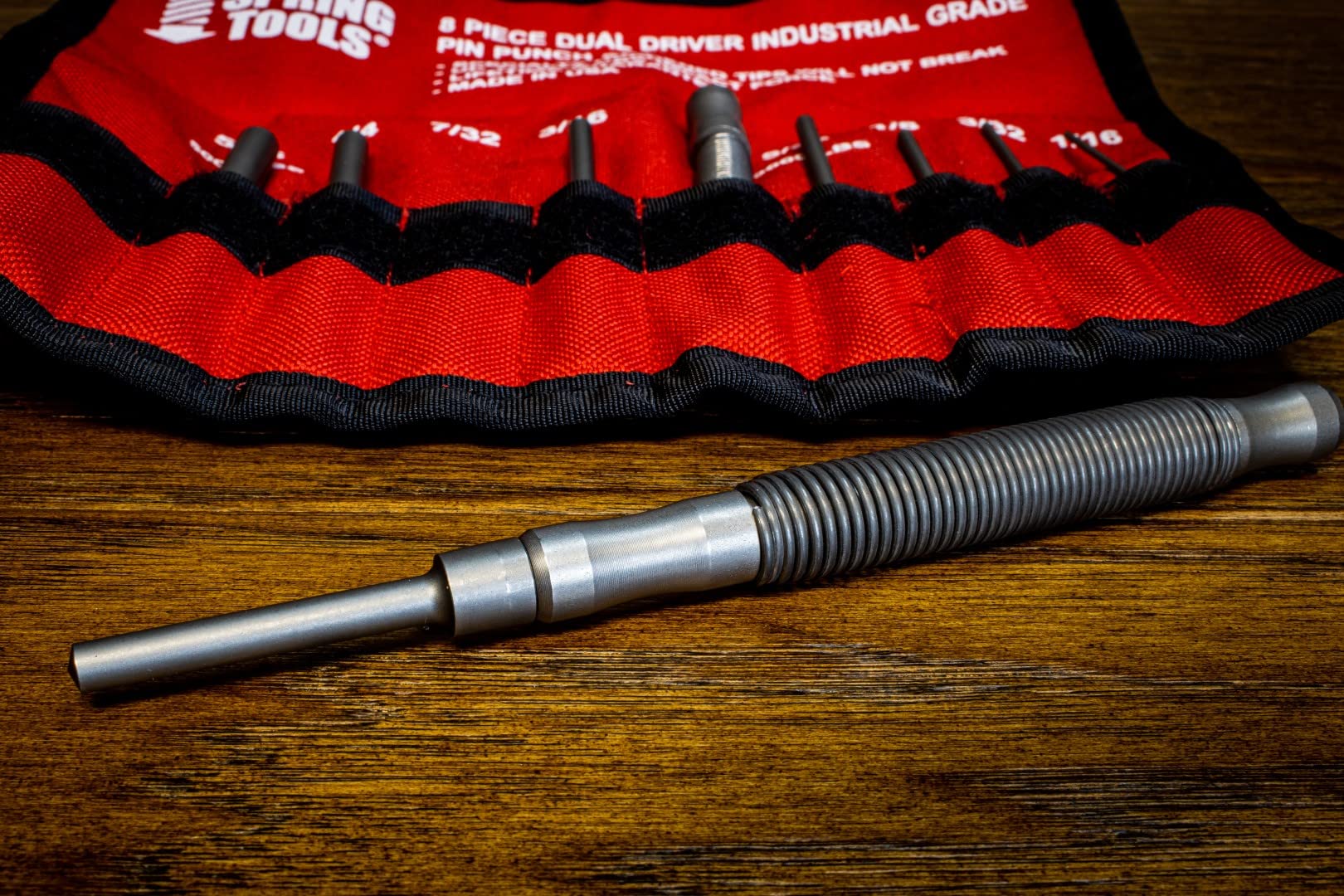 Spring Tools Industrial Interchangeable Hammerless Pin Punch Set, Steel ...