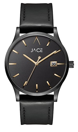 Jace Watches Jace - guam Mens Leather Band Watch