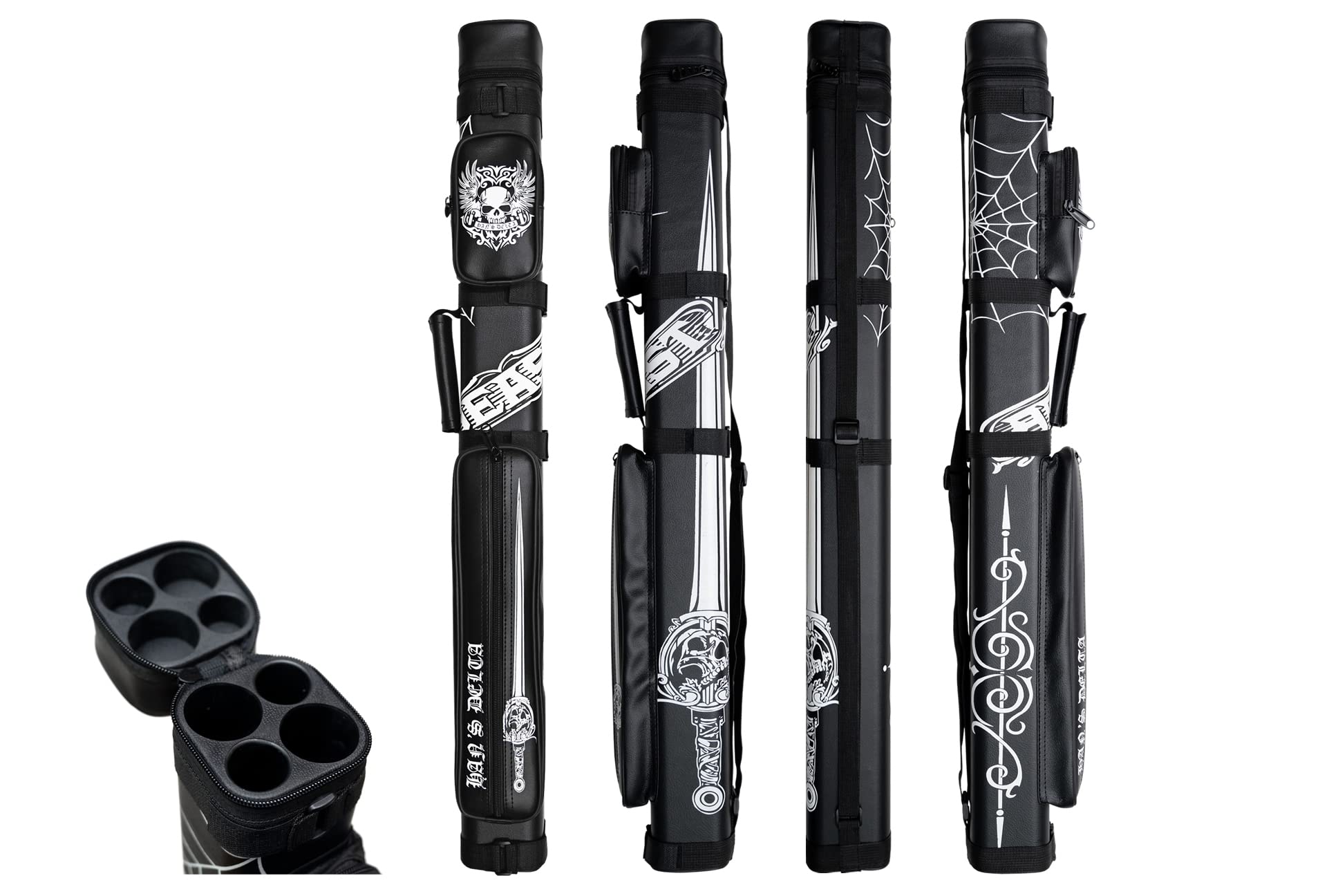 HAN\'S DELTA HANS DELTA 2x2 Hard Pool cue Billiard Stick carrying case ...