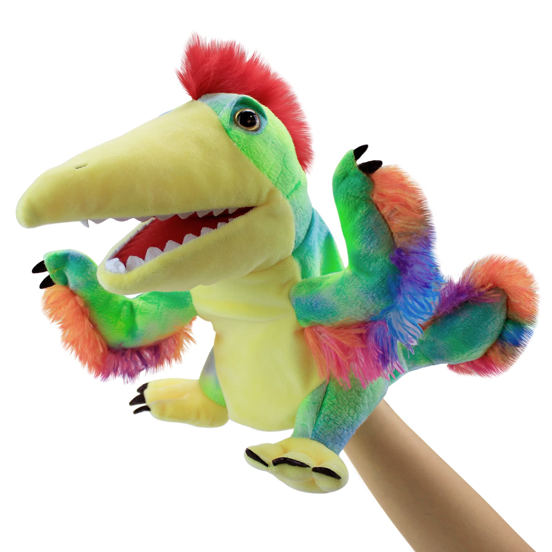 JUSTQUNSEEN Hand Puppets Dinosaur Hand Puppets For Kids, Hand Puppet ...