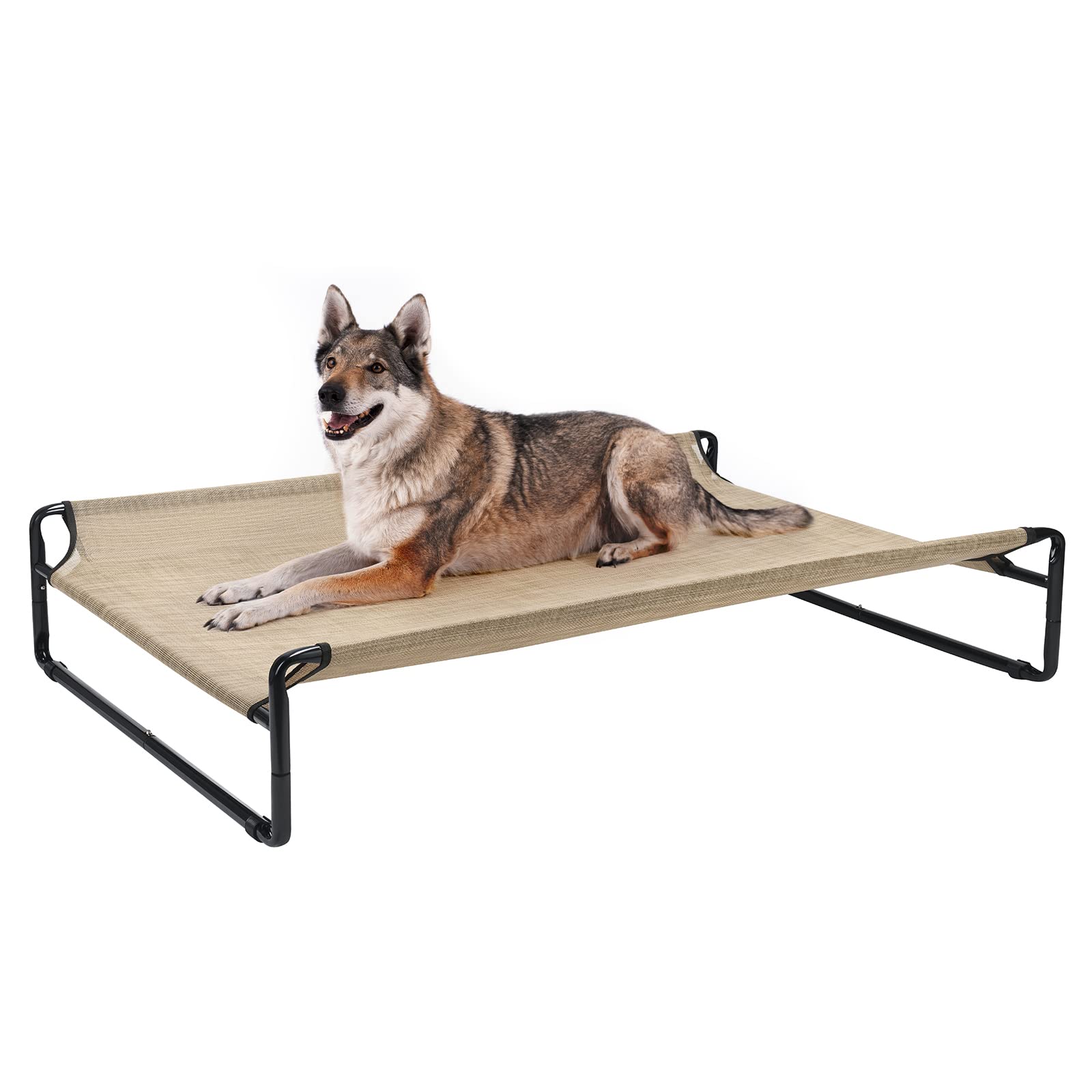 Veehoo Original Cooling Elevated Dog Bed, Outdoor Raised Dog Cots Bed ...