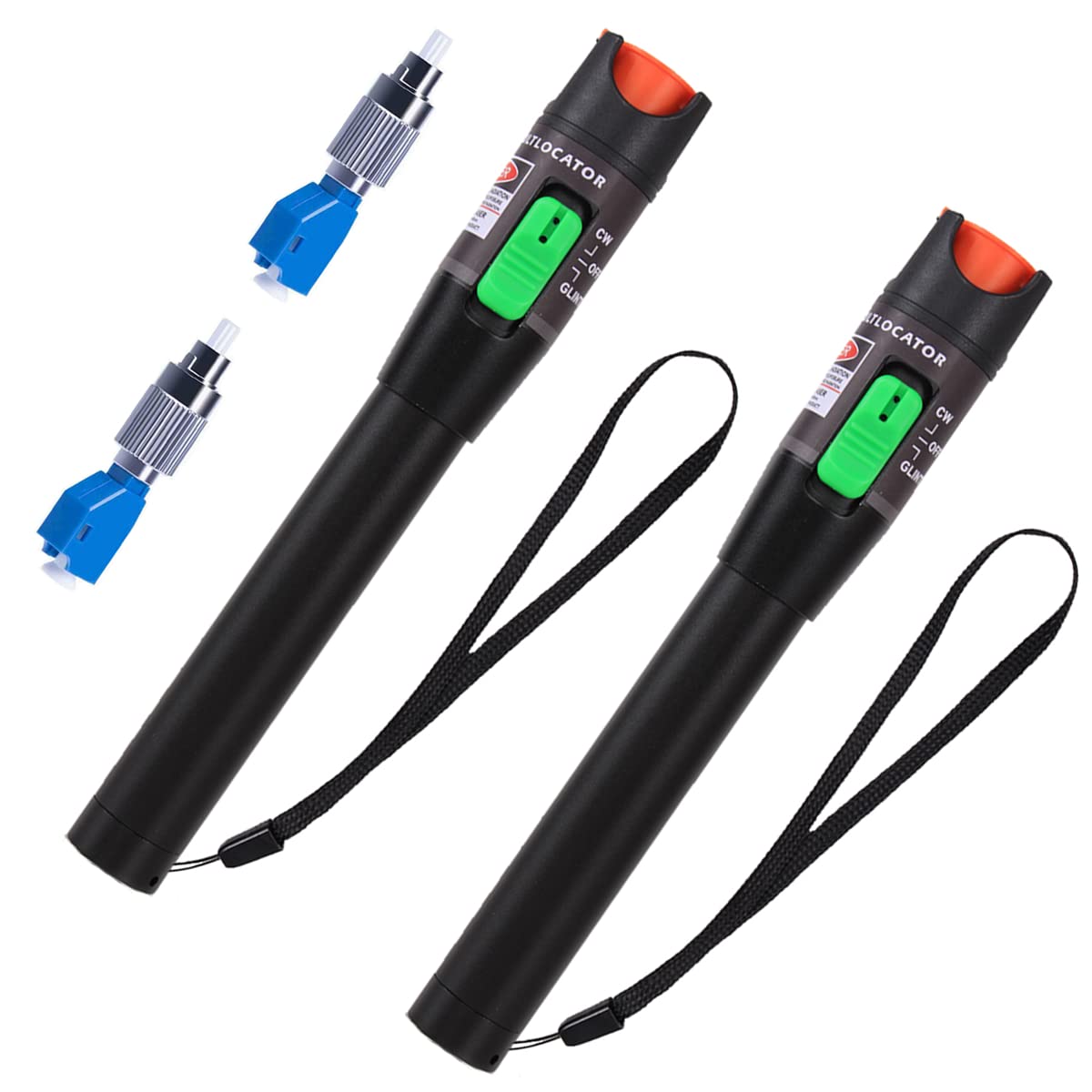 VFLTOOL 2Pcs Visual Fault Locator Kit 30Mw 30Km With 25Mm Universal ...