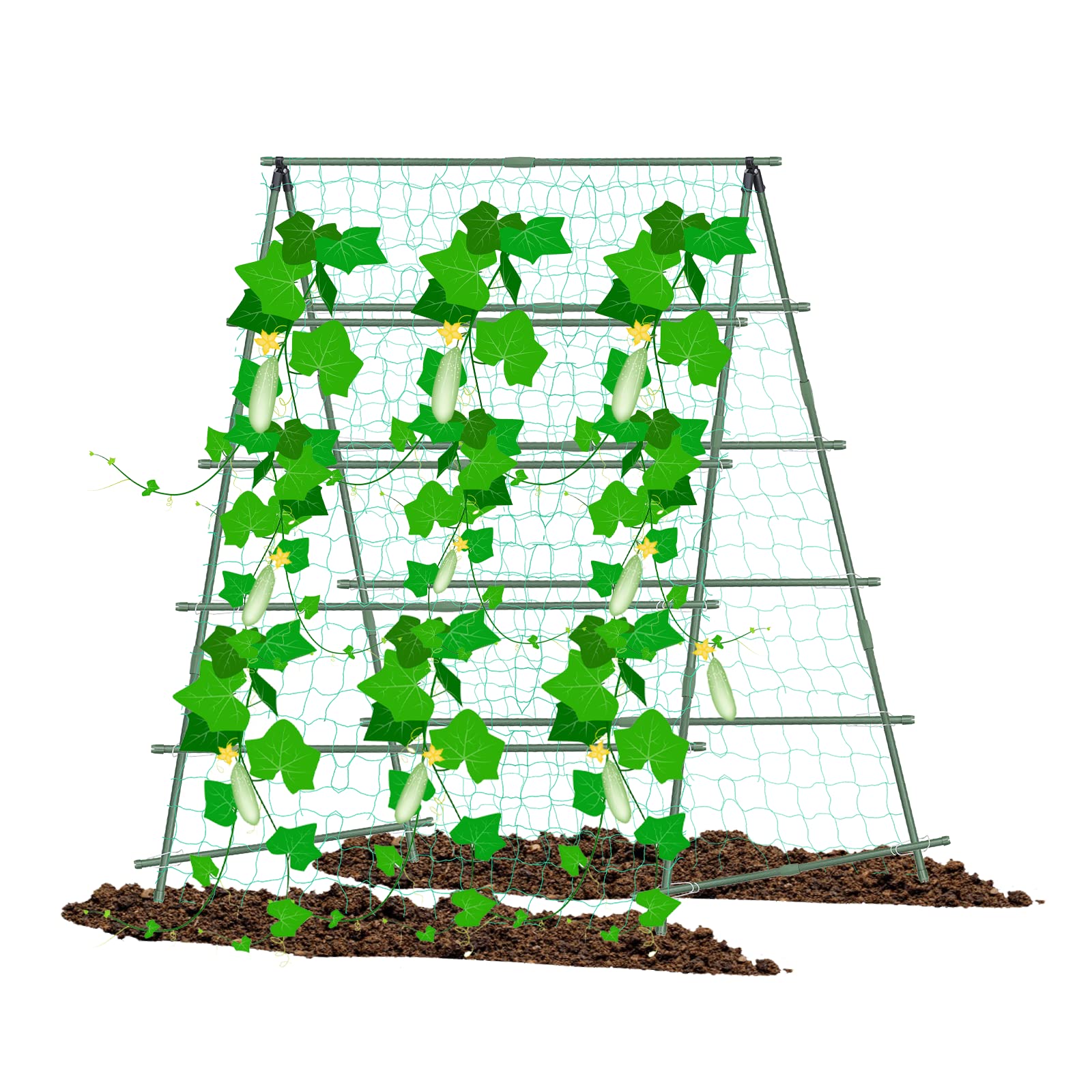Retouhqp Cucumber Trellis Garden Trellis For Climbing Plants Outdoor ...