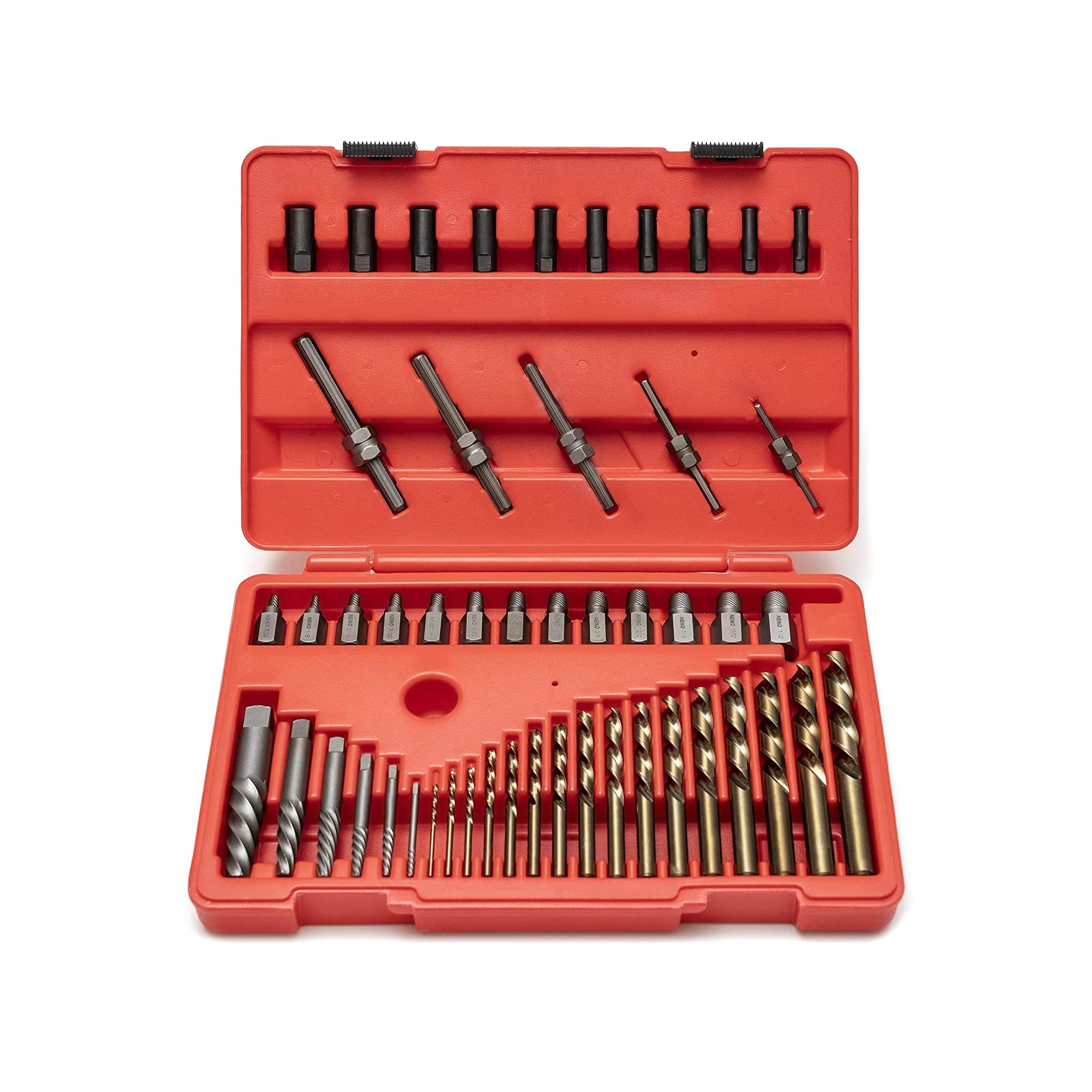 Neiko 04202A Master Screw Extractor 55 Pieces Broken Bolt Remover Multi ...