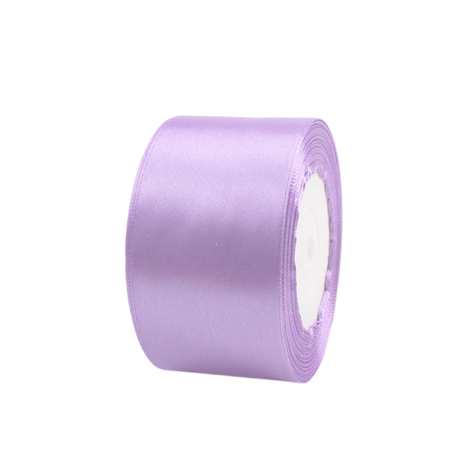POPOYU Light Purple Wide Satin Ribbon for gift Wrapping 2 inch,25 Yards ...