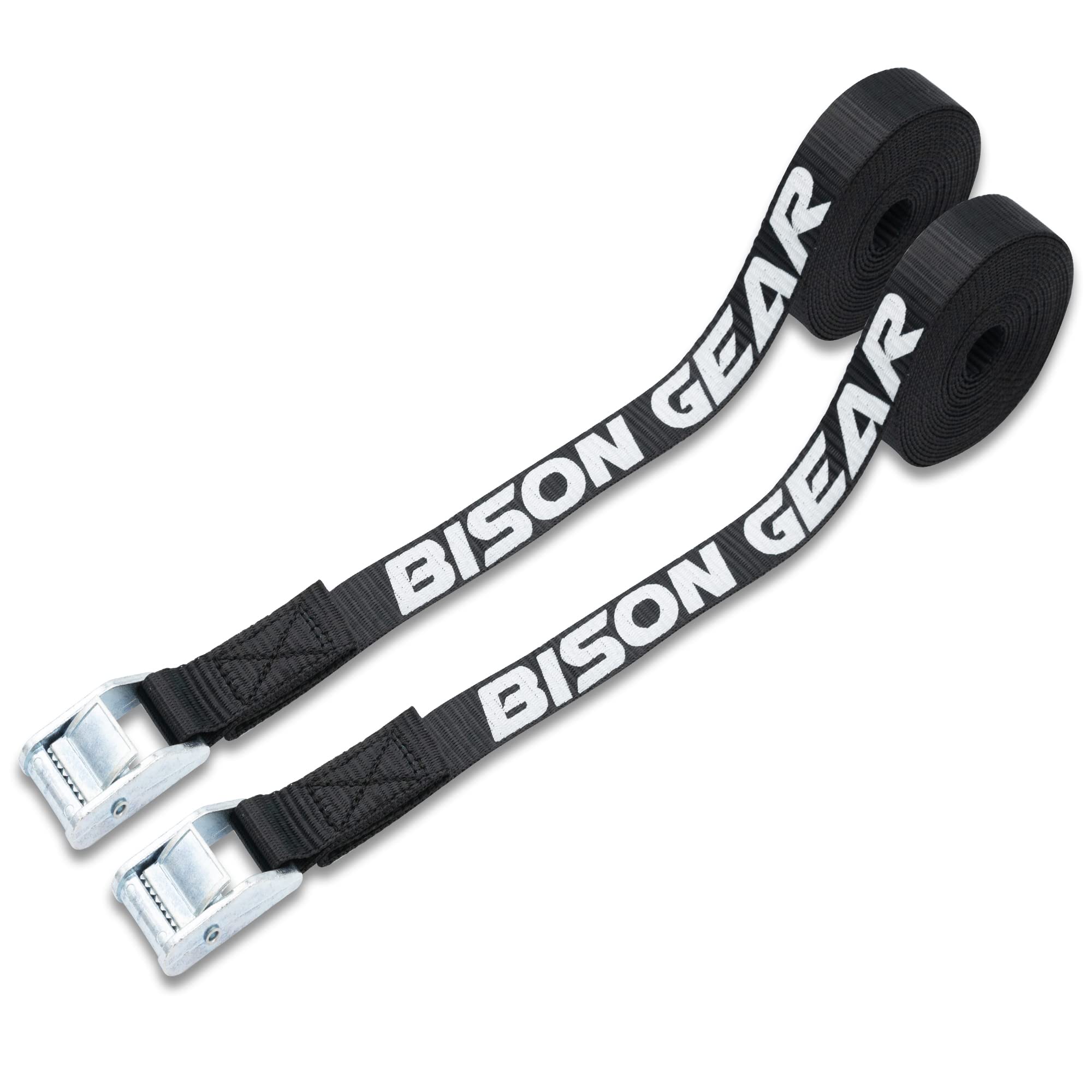 Bison gear Premium Tie Down Straps - (car Roof Rack Straps for ...