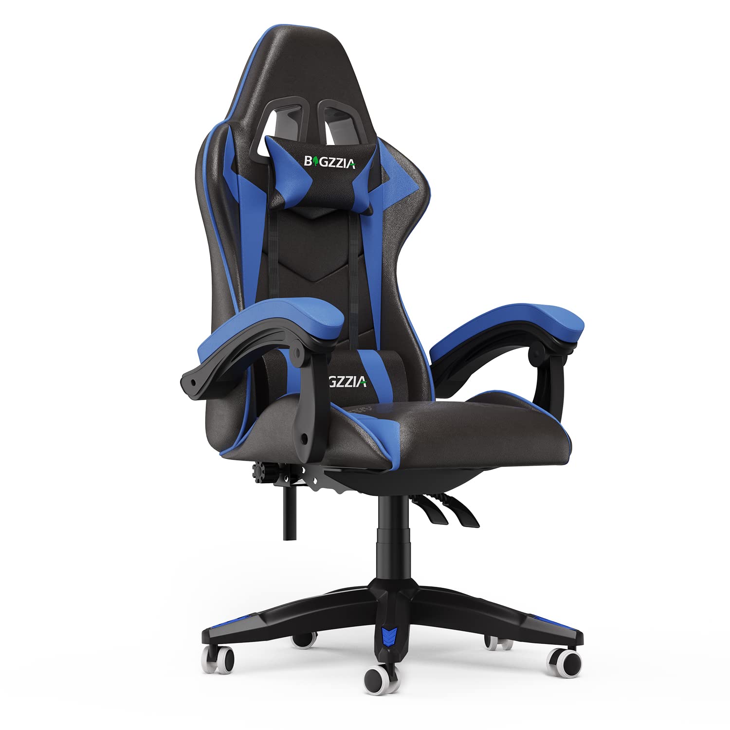 Bigzzia gaming chair Office chair Reclining High Back Leather ...