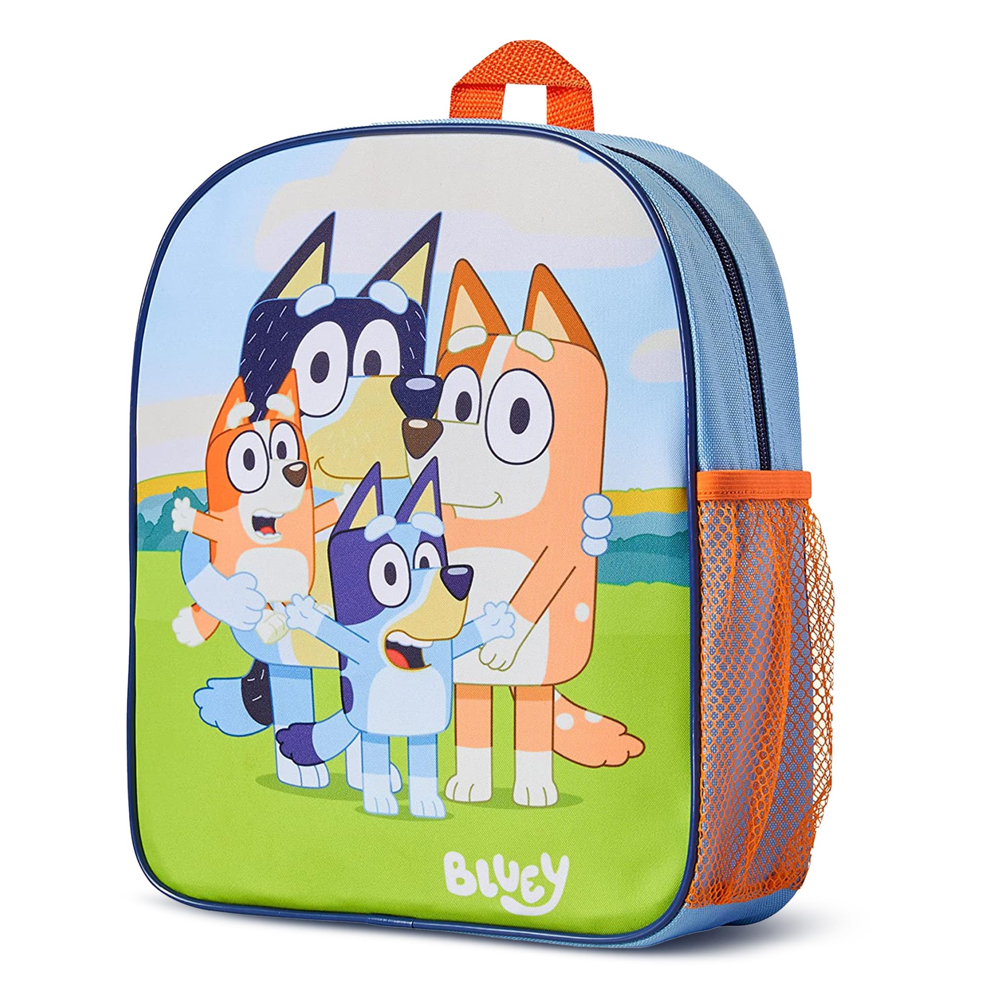 Bluey Backpack, Kids Backpack with Spacious Interior and Mesh Side ...