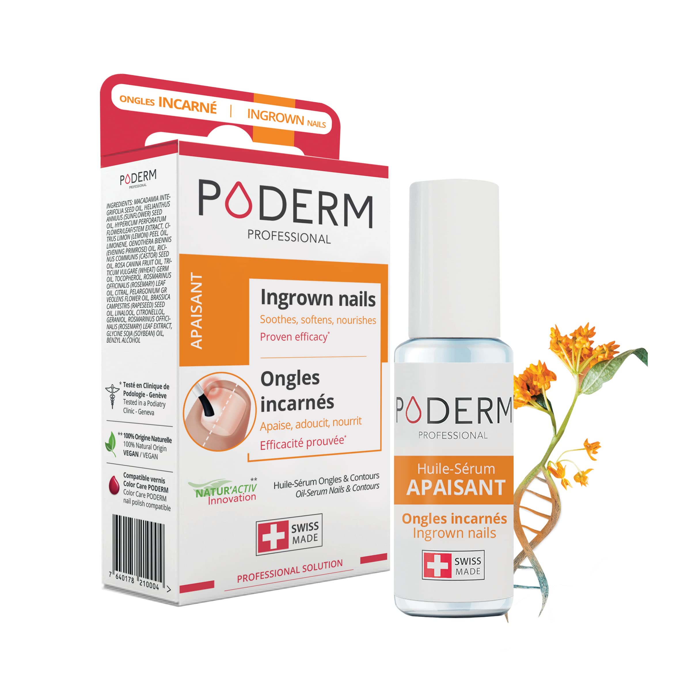 PODERM INgROWN TOENAIL TREATMENT Plant-based cure which Sooths, softens ...