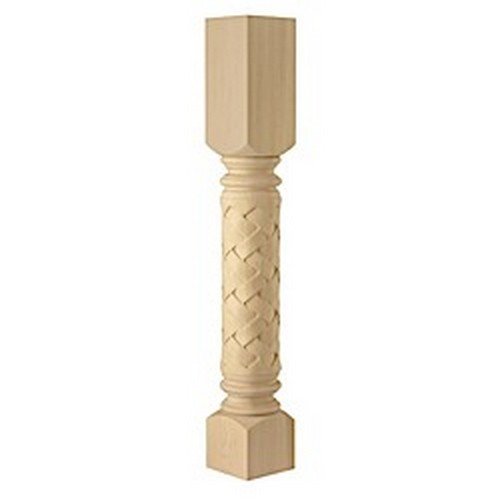 Designs of Distincti Roman Classic Weaved Island Column, Hard Maple