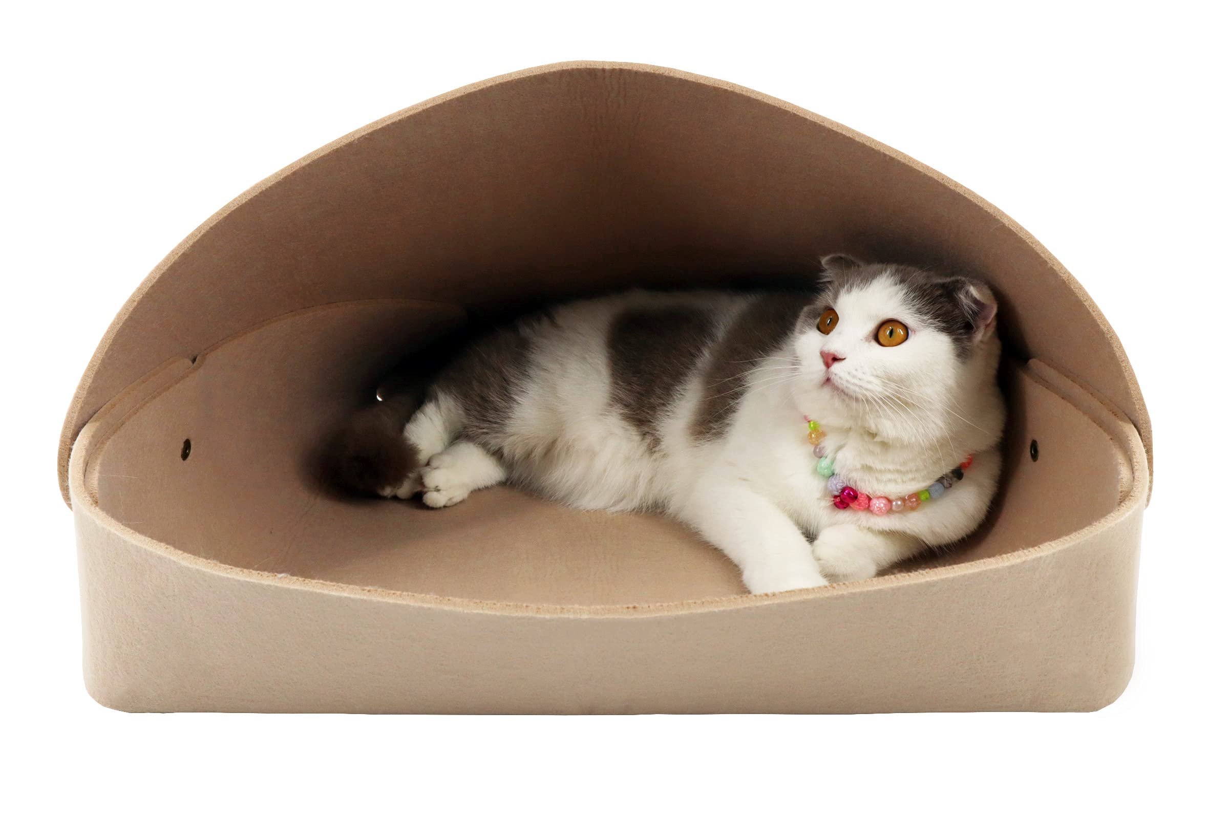 MINGRACE Cat House Felt Cat Cave Cat Bed Cat Tent House for Kitten ...