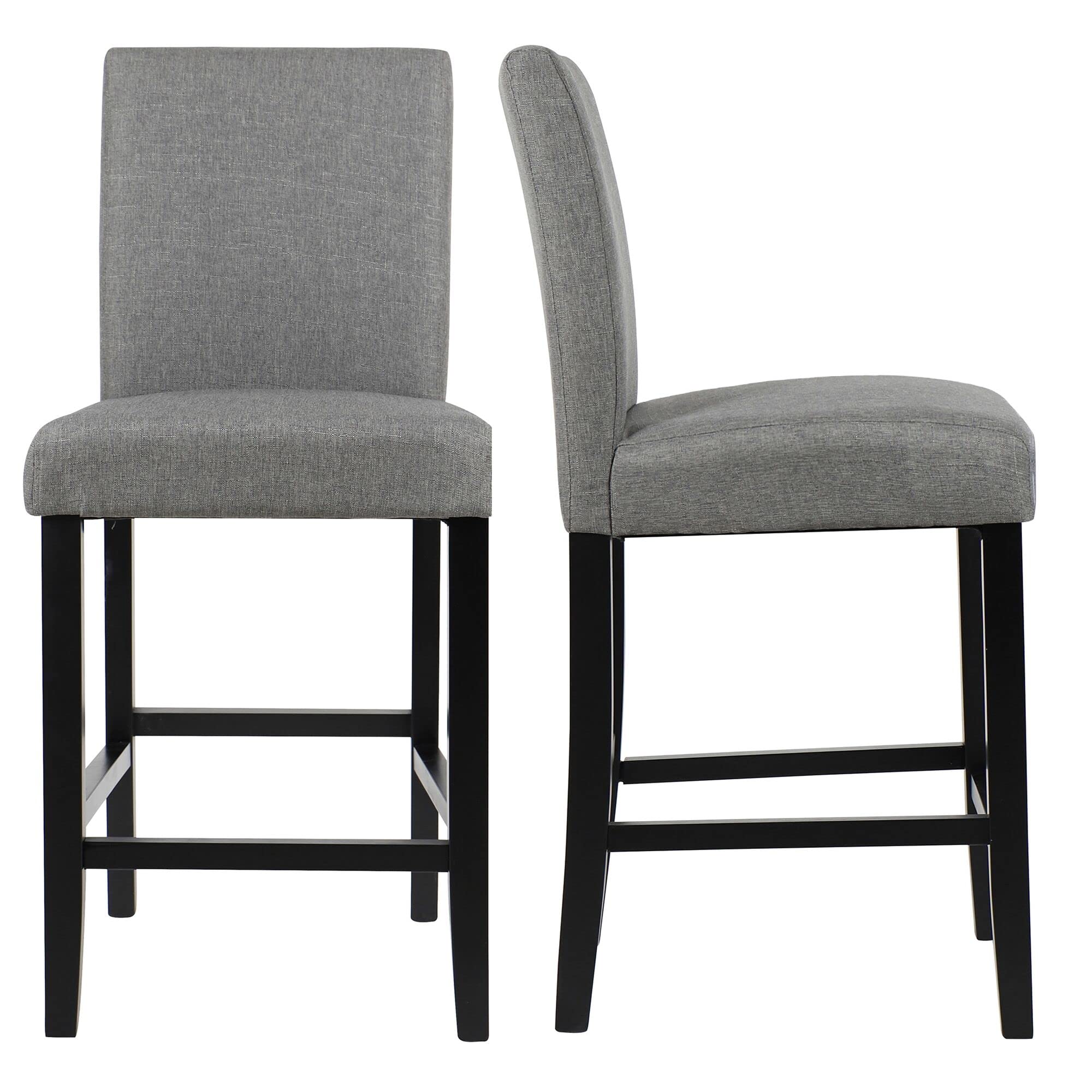 GOTMINSI Counter Height Bar Stool, Classic Upholstered 24 Inches ...
