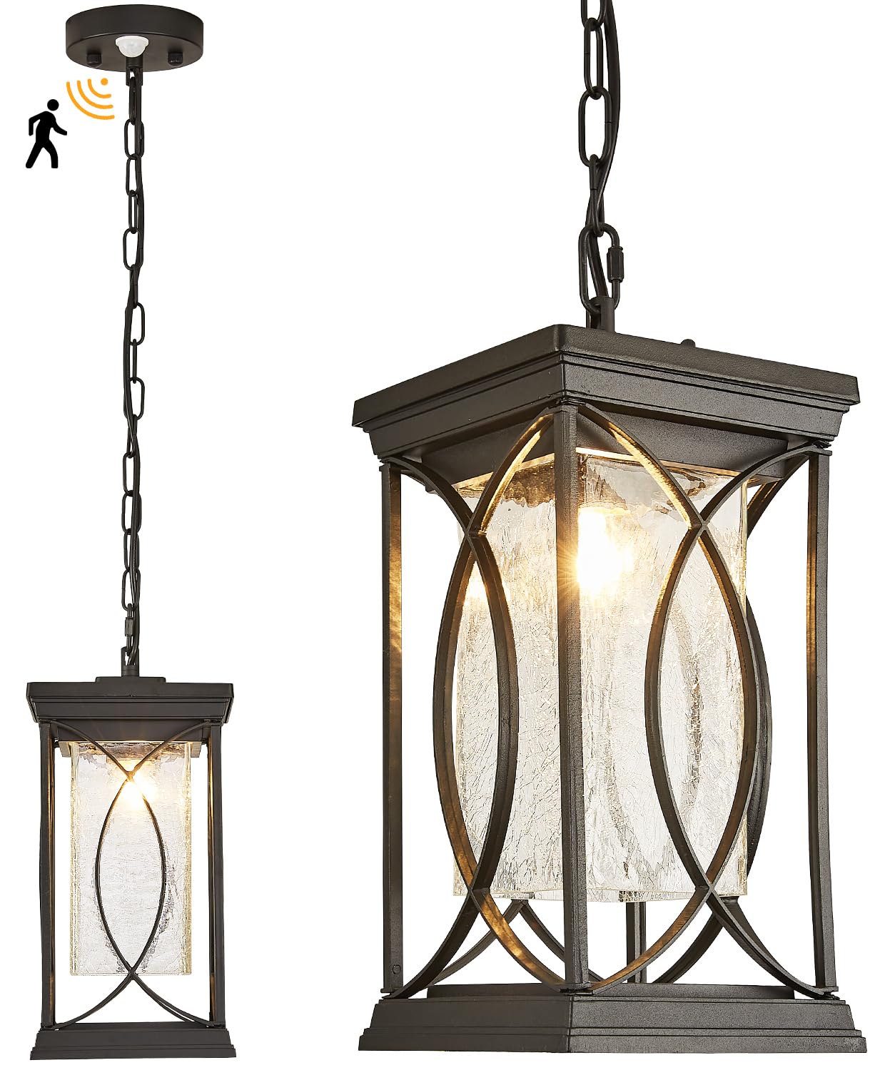 Delicavy Outdoor Pendant Light Fixtures Exterior Ceiling Hanging ...