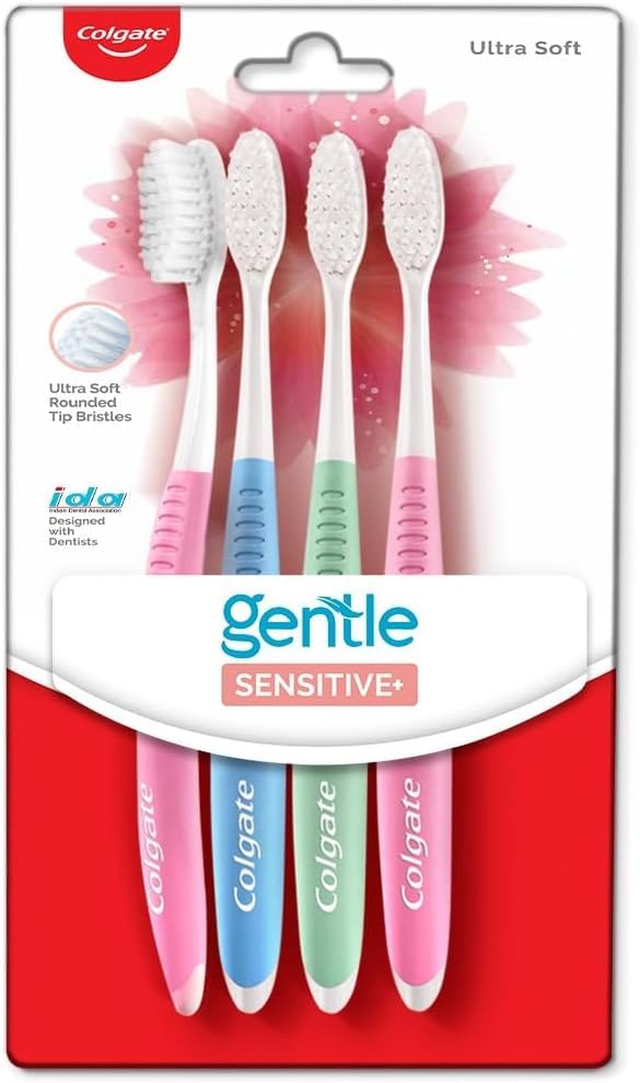 Colgate gentle Sensitive Ultra Soft Bristles Manual Toothbrush for ...