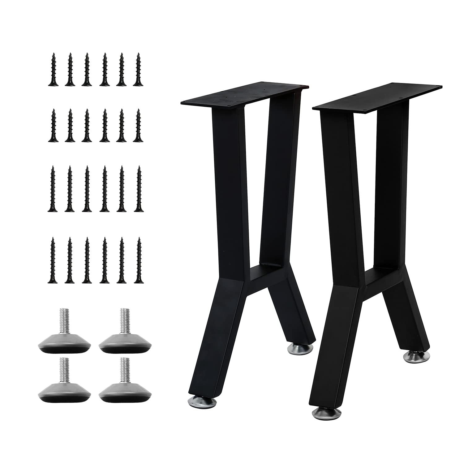 ITeeLas 16 in Metal Legs Heavy Duty Sofa Legs Bench Legs Metal Coffee ...