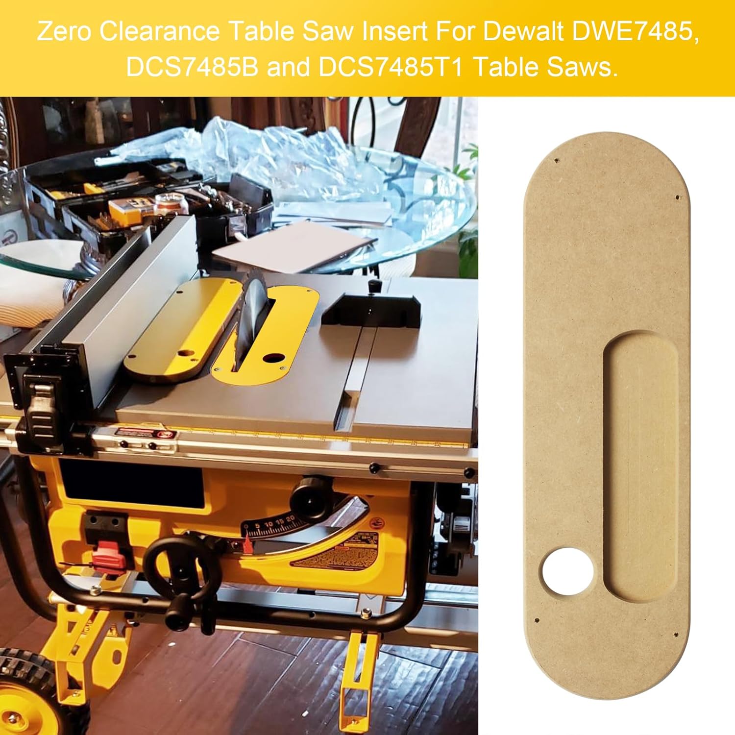 table saw insert dewalt