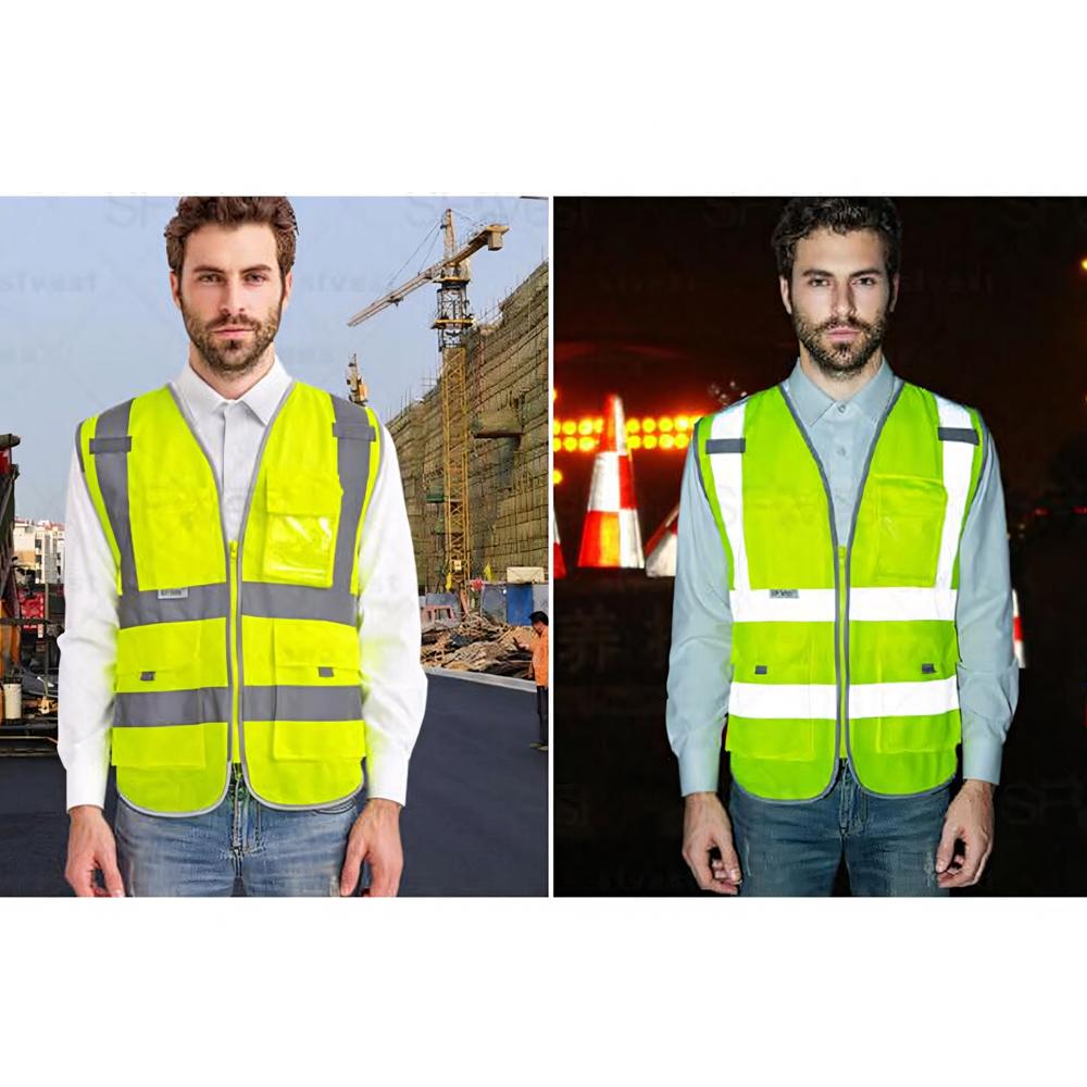 GOGO Visitor Safety Vest, 9 Pockets High Visibility Safety Vest With ... GOGO Visitor Safety Vest, 9 Pockets High Visibility Safety Vest With ...