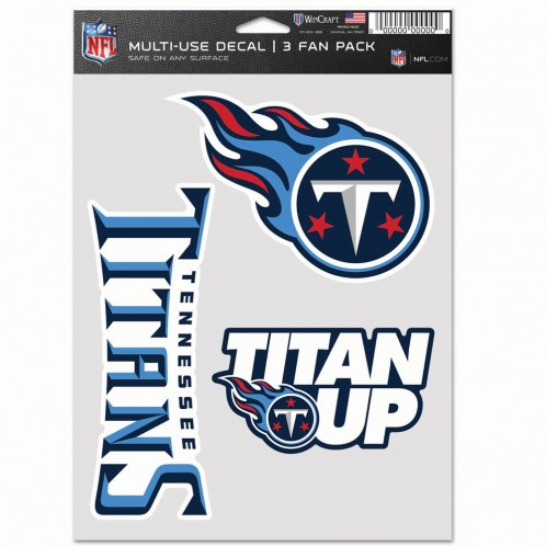Wincraft Tennessee Titans Decal Multi Use Fan 3 Pack