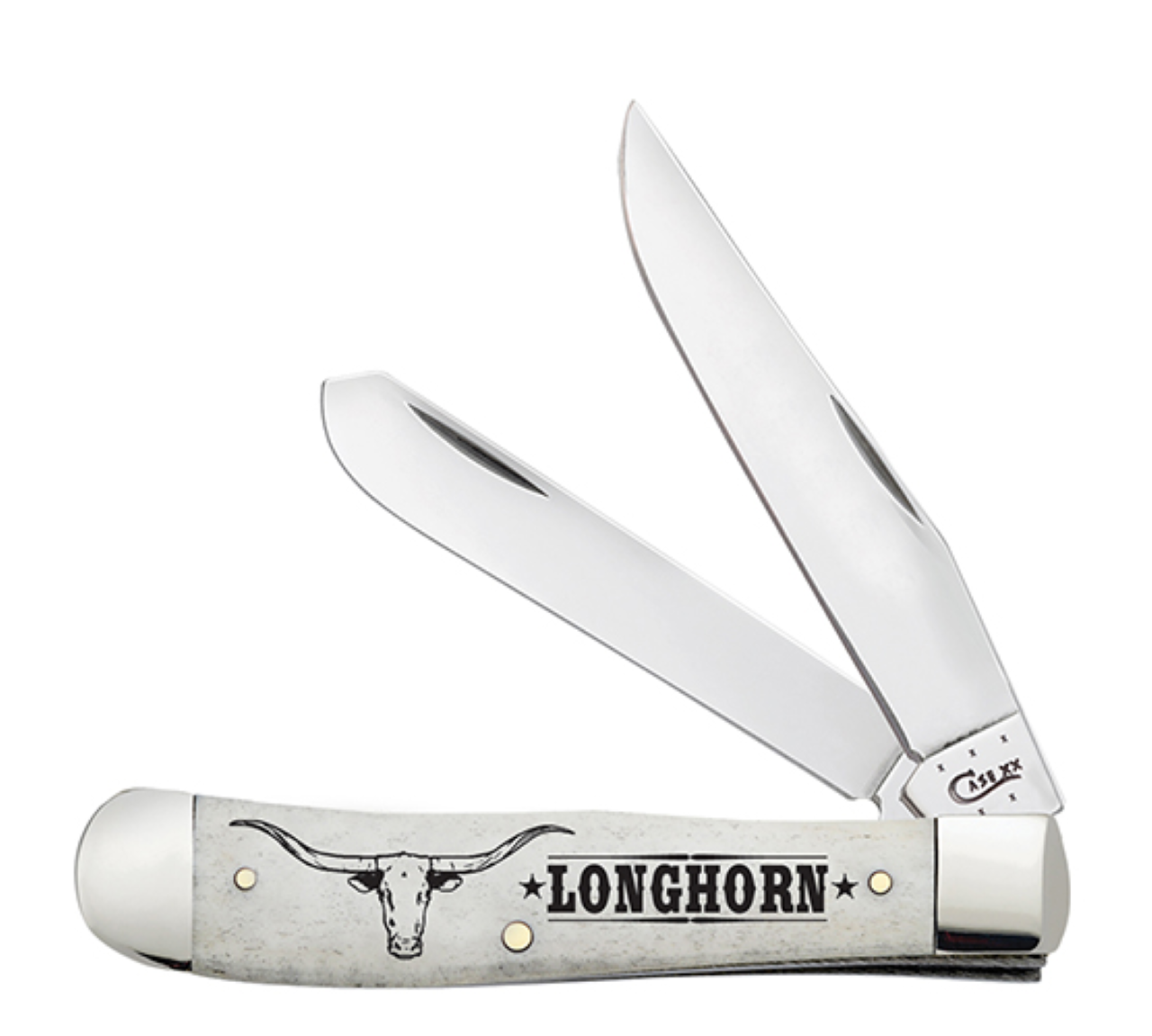 Case Knives Case XX Knives Trapper 540226 Longhorn Natural Bone Tru ...