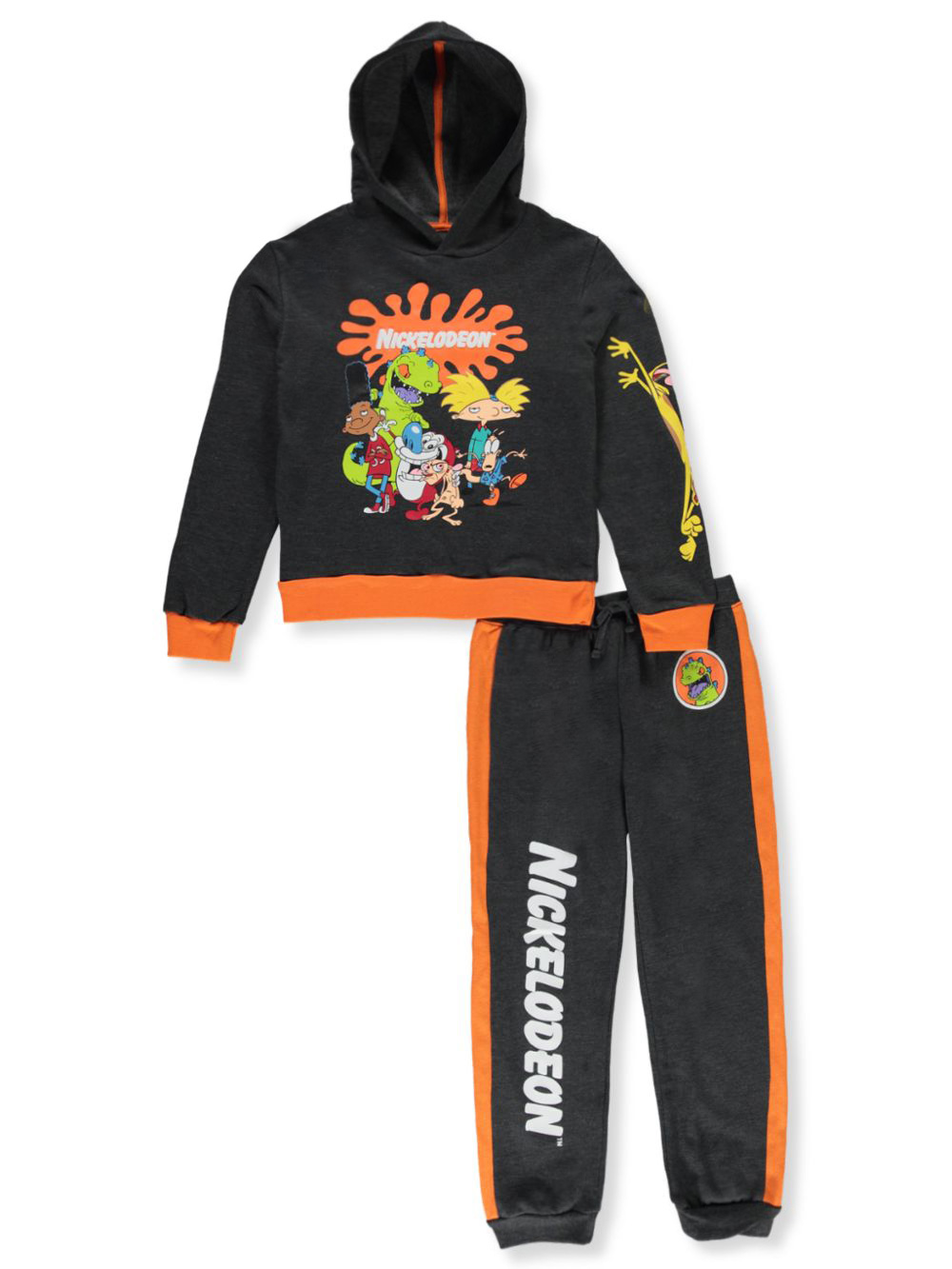 Nickelodeon Boys' 2-Piece '90s Cartoons Jogger Set Outfit