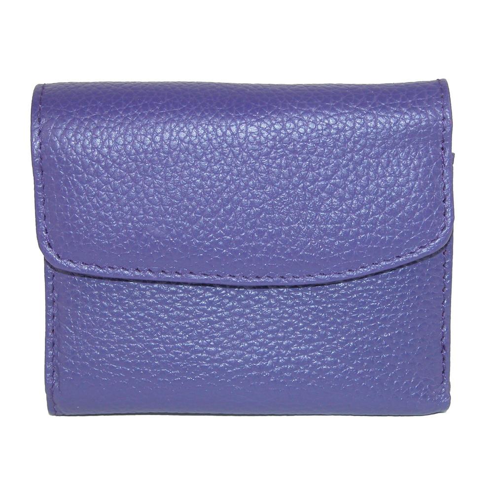 Buxton Womens Leather Mini Tri Fold Wallet