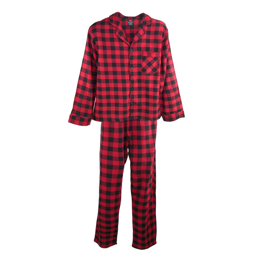 Hanes Men s Cotton Flannel Pajama Set hanes-men-s-cotton-flannel-pajama-set