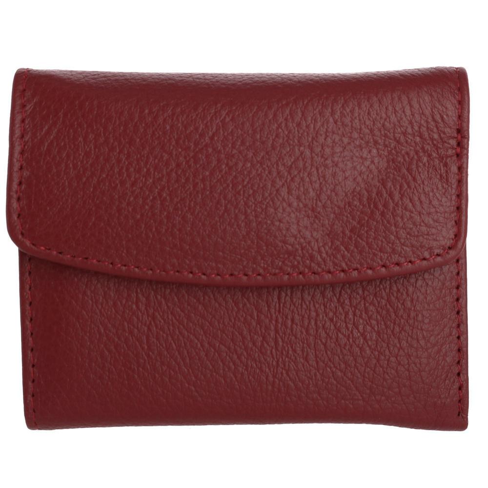 Buxton Womens Leather Mini Tri Fold Wallet